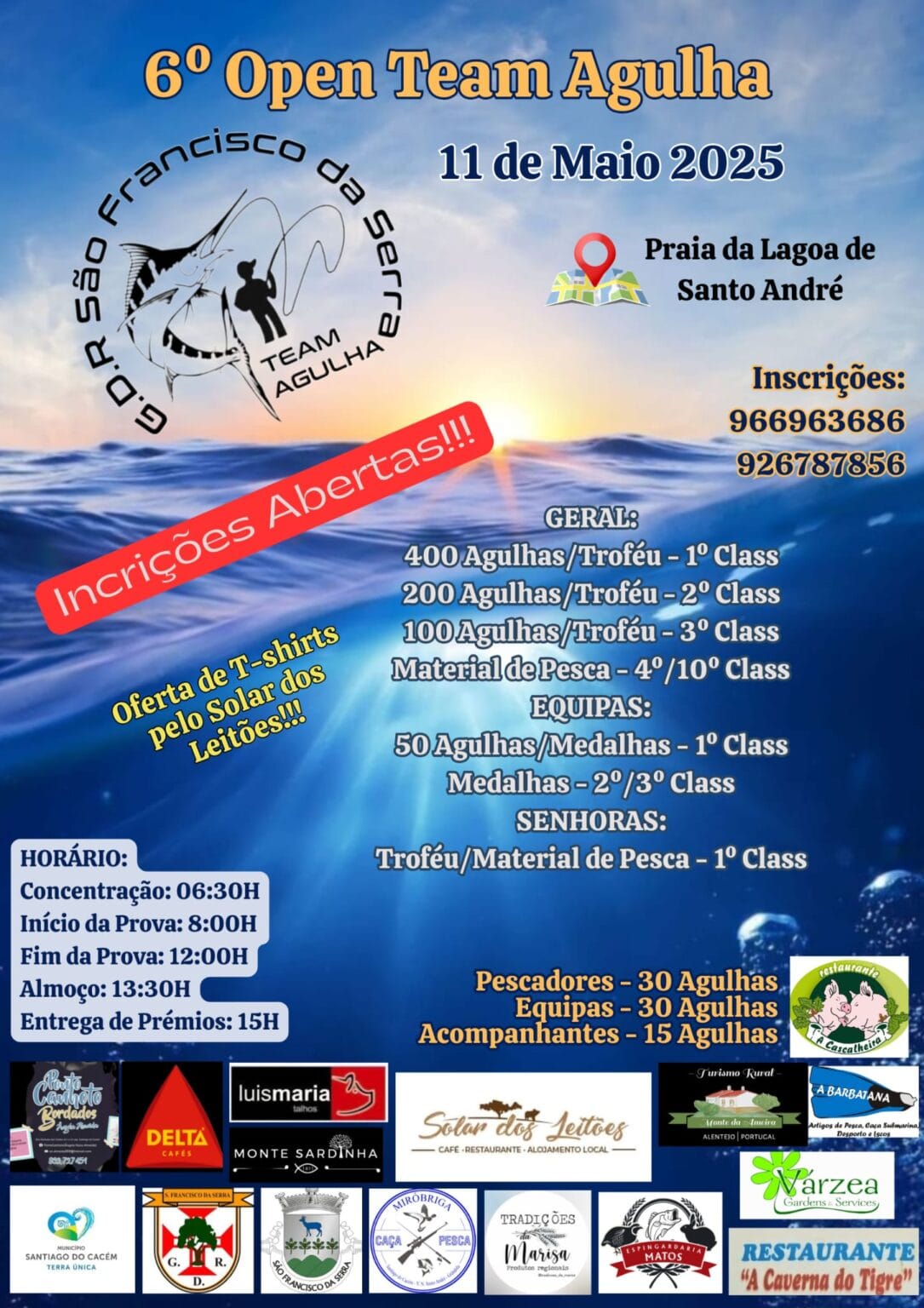 6.º Open Team Agulha – Câmara Municipal de Santiago do Cacém