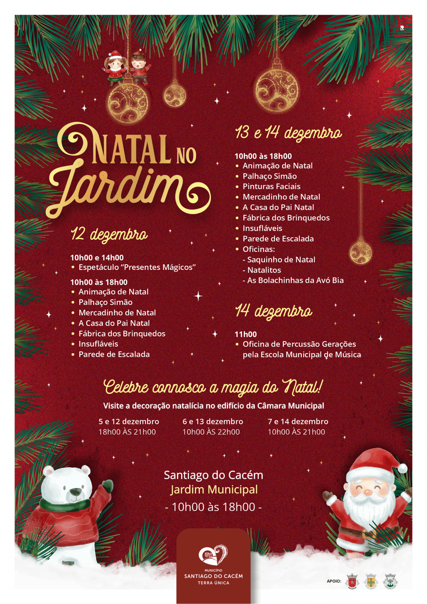 Natal no Jardim em Santiago do Cacém – Câmara Municipal de Santiago do ...