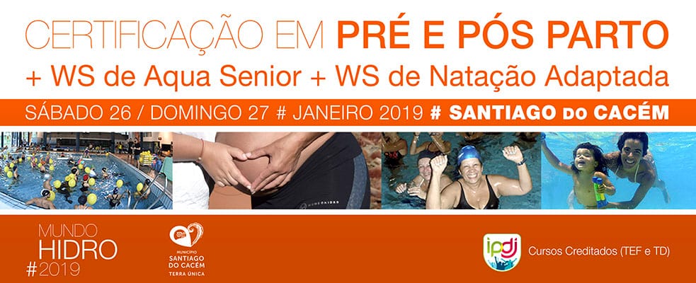 Certificação em Pré e Pós Parto + Aqua Senior + Natação Adaptada ...