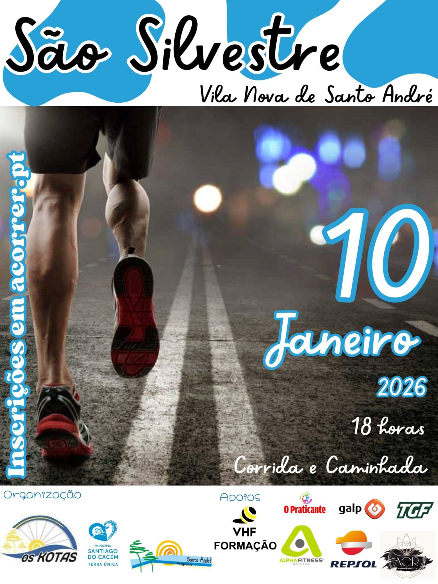 Corrida de São Silvestre em Vila Nova de Santo André – Câmara Municipal de Santiago do Cacém