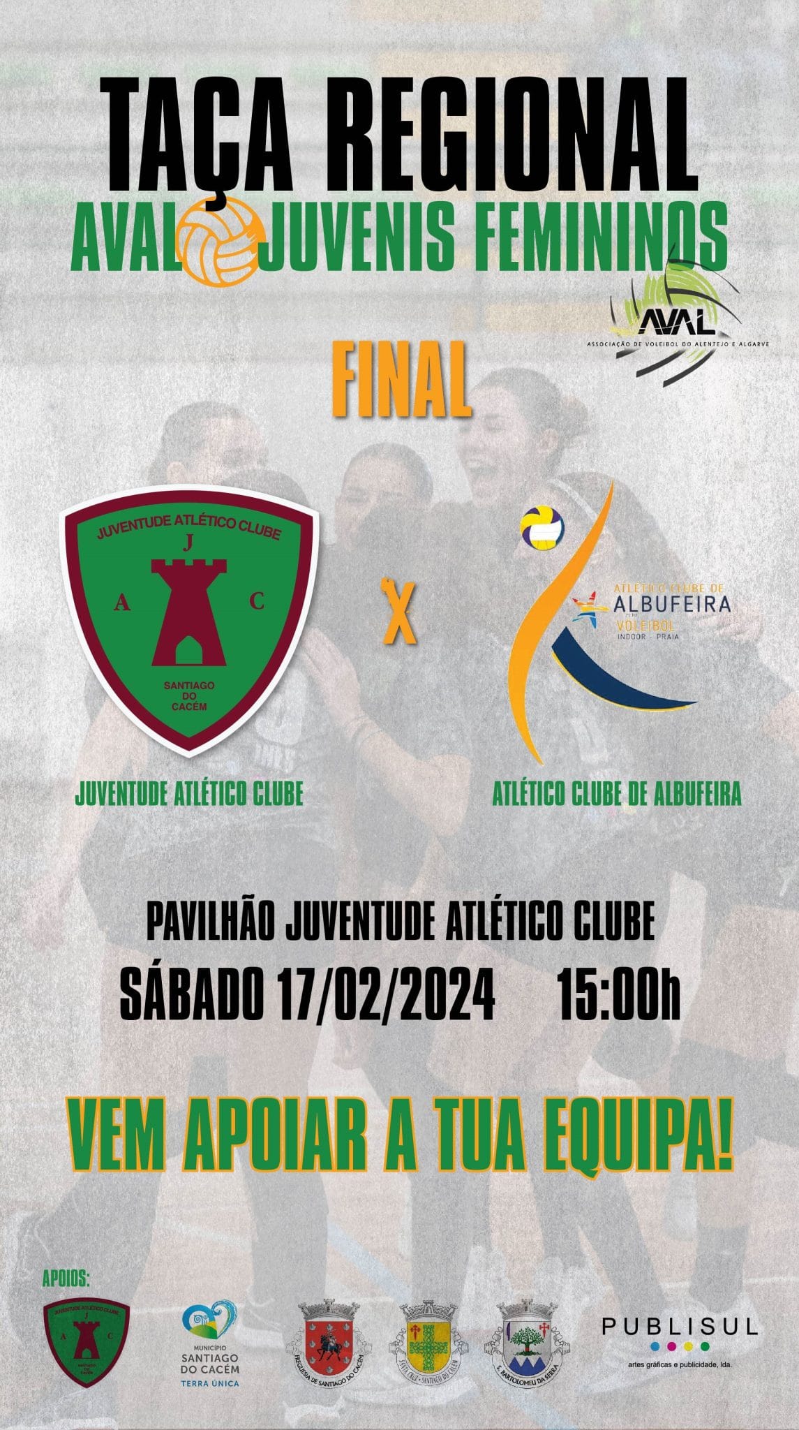 Final da Taça Regional Juvenis Femininos em Voleibol – Câmara Municipal ...